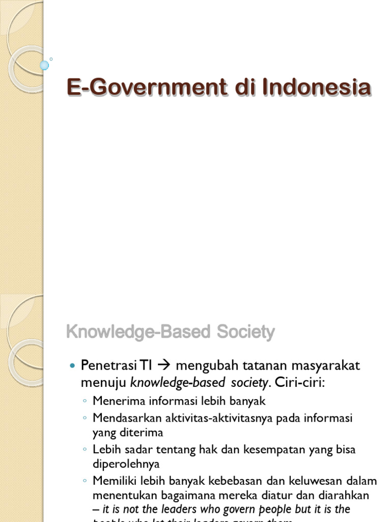 E - Government | PDF