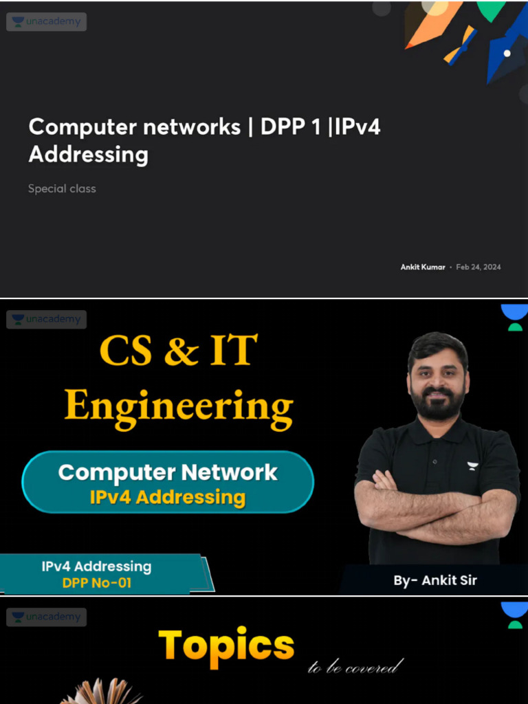 Computer Networks DPP 1 IPv4 Addressing No Anno | PDF