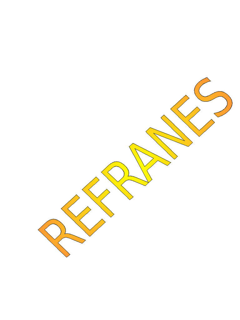REFRANES | PDF
