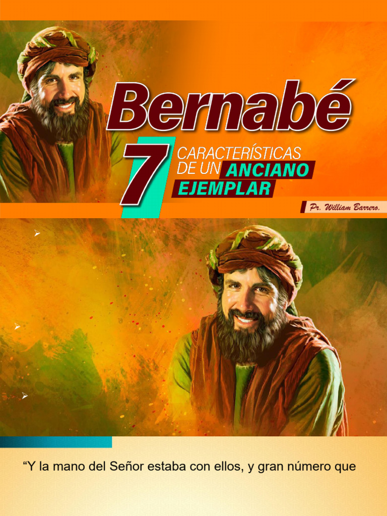 BERNABE UN EJEMPLO A SEGUIR | PDF | Bernabé | Pablo el apóstol