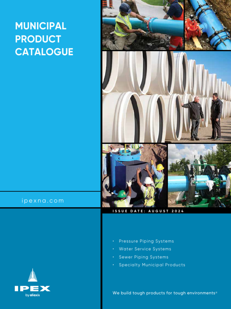 Catalogue EN IPEX Municipal 1 | PDF | Pipe (Fluid Conveyance) | Sanitary Sewer