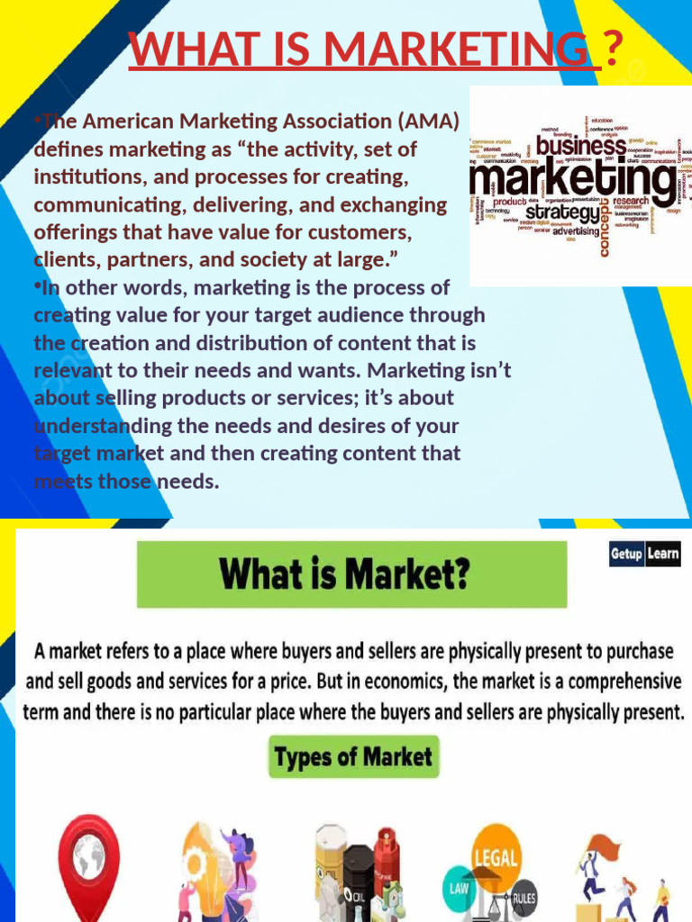 what is marketing | PDF | Marketing | Demand