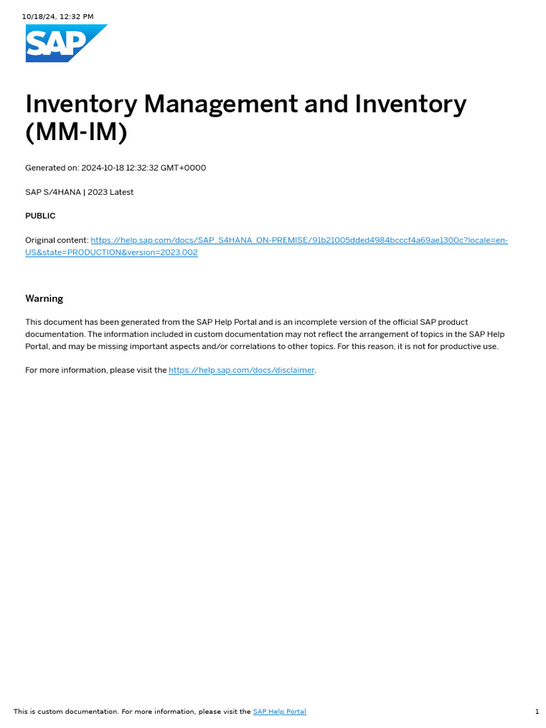 Slow or Non-Moving Materials | PDF | Analytics | Inventory