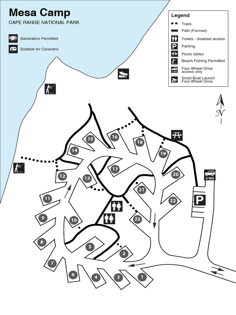 Mesa Campground 2018 Map | PDF
