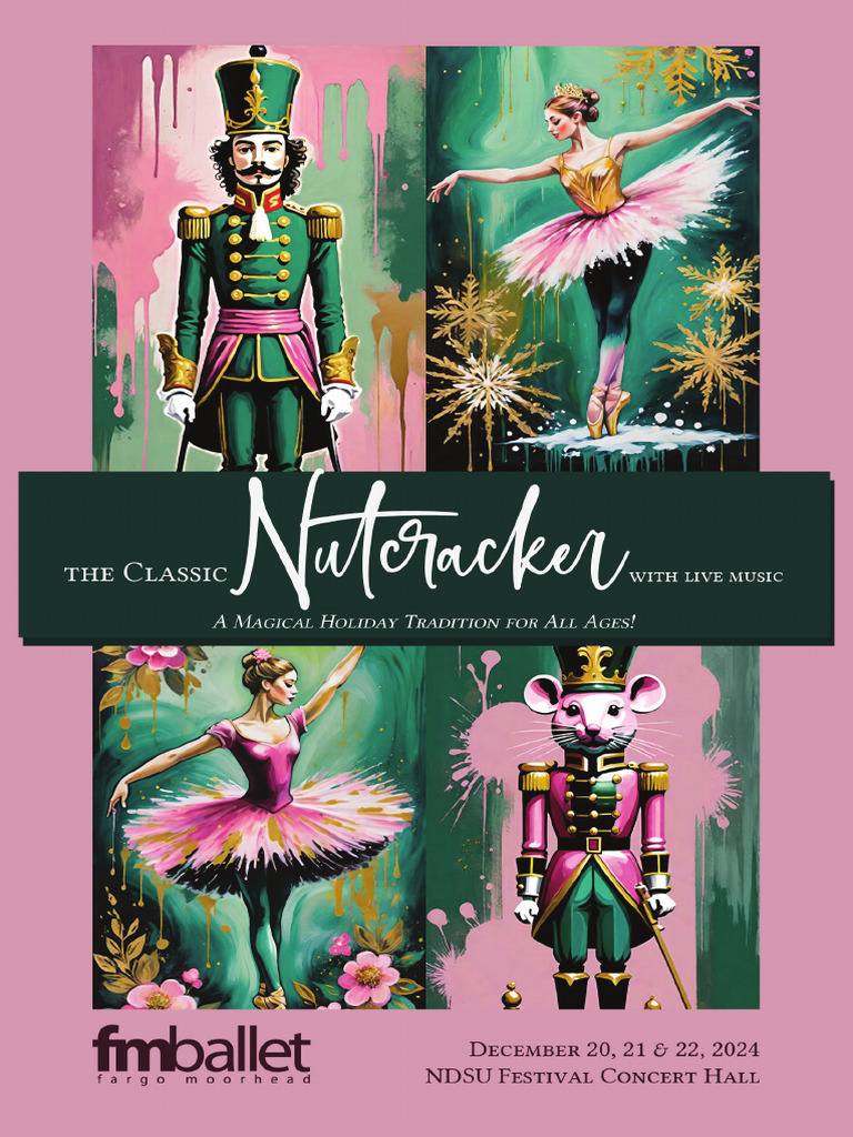 FMBallet's "The Classic Nutcracker" 2024 Playbill | PDF | The Nutcracker | Performing Arts