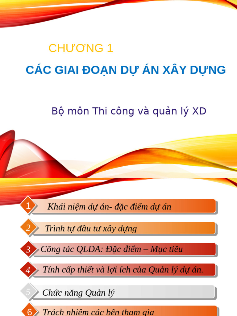 C 1 Các Giai Doan Du An | PDF