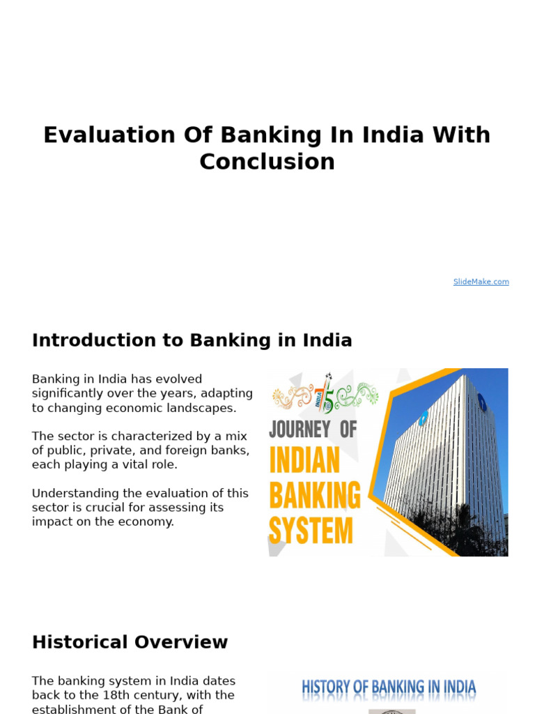 Evaluation of India's Banking Sector | PDF | Banks | Financial Inclusion