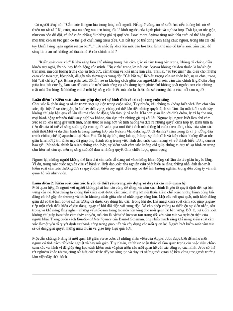 nlxh kiểm soát cxuc | PDF