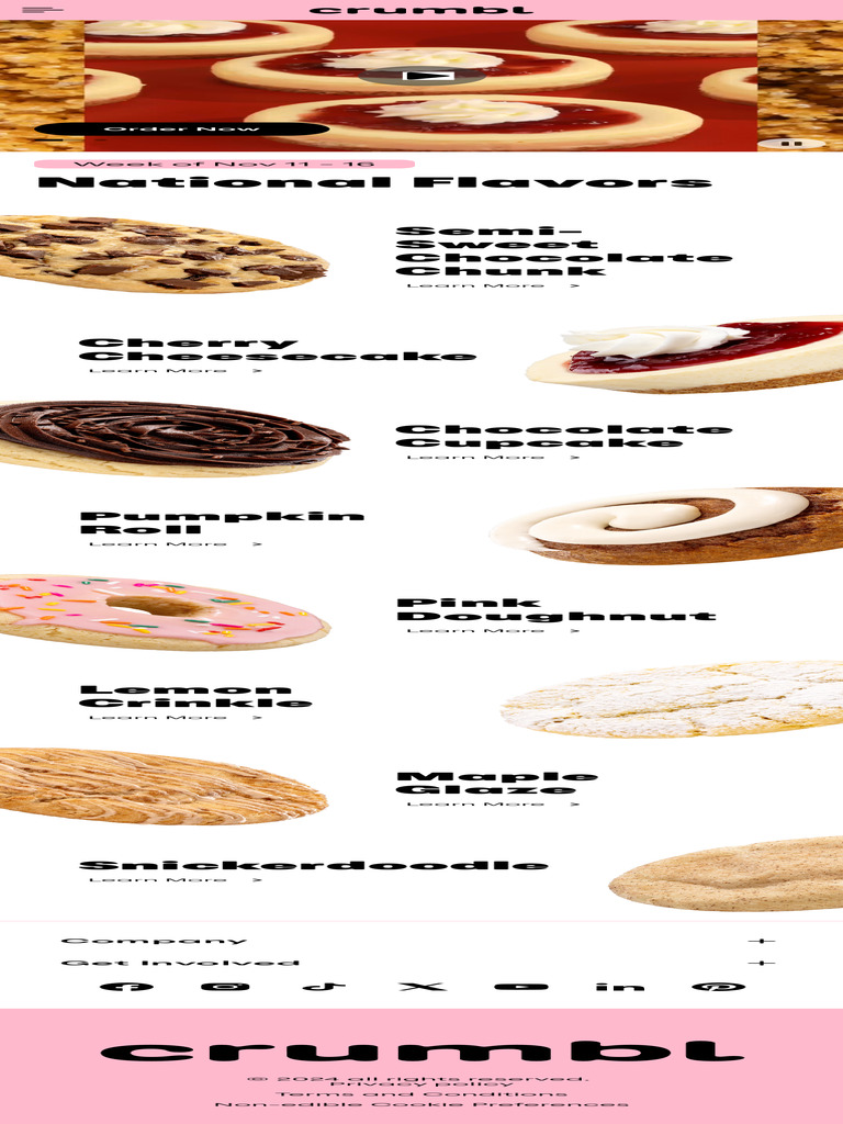 Crumbl Cookies - Freshly Baked & Delivered Cookies | PDF