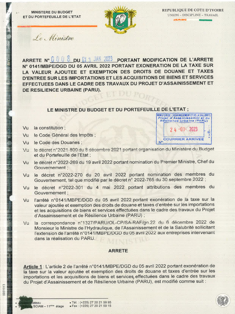 Decision Exo Hourie 2023 | PDF