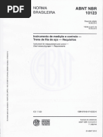 ABNT NBR 10123-2012 Trenas | PDF