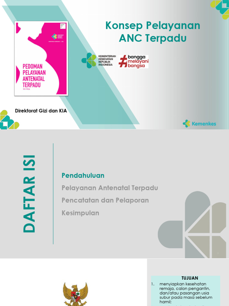 Konsep Pelayanan ANC Terpadu - 15.11.2024 | PDF