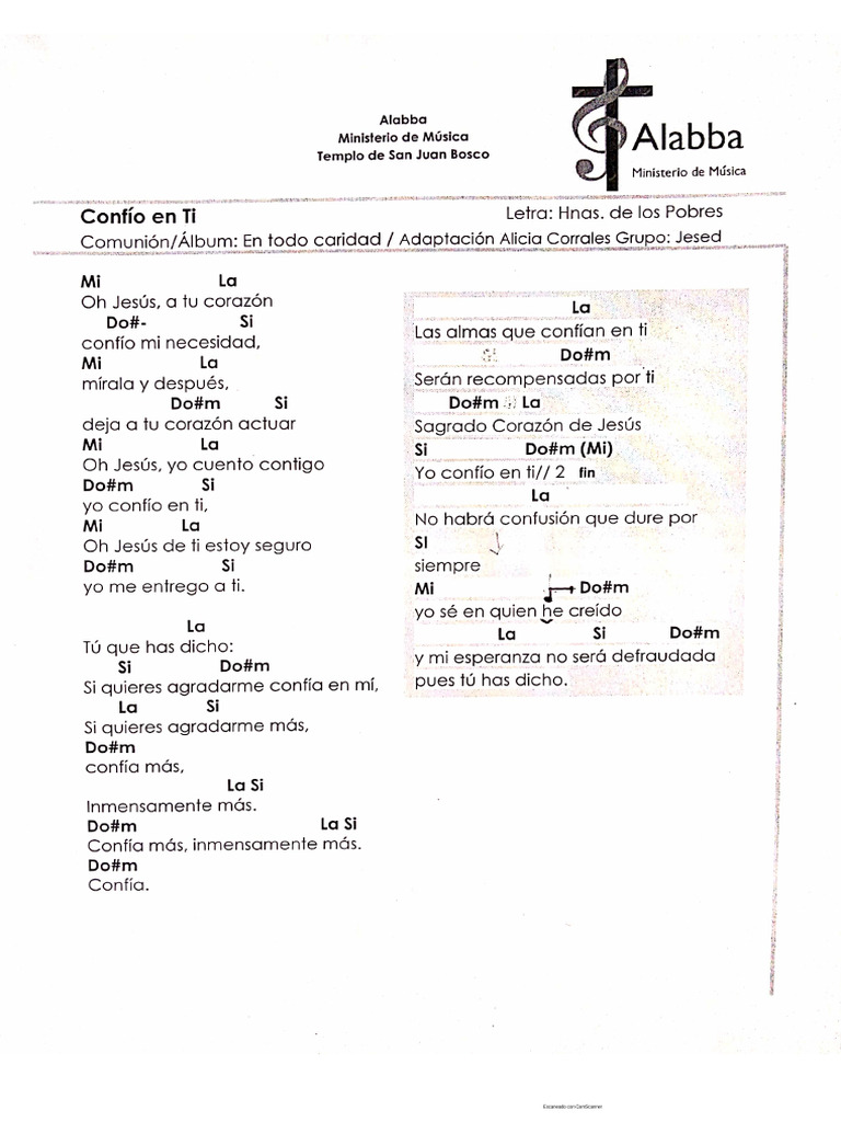 Confío en Ti | PDF