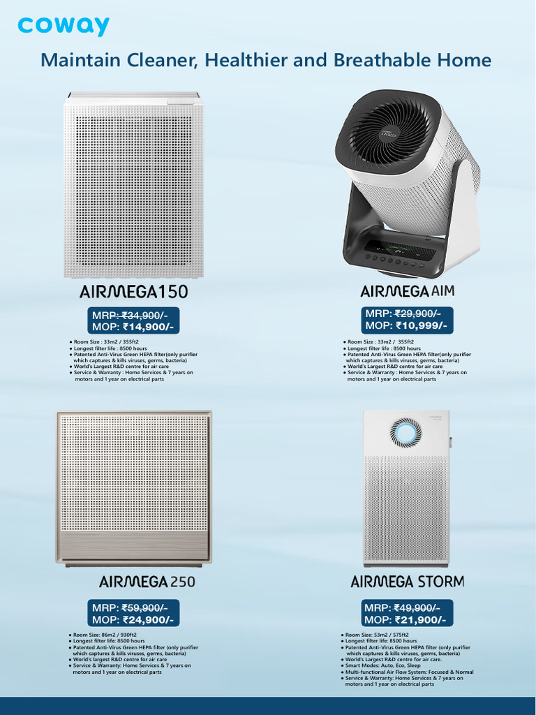 Coway Brochure 2024 | PDF