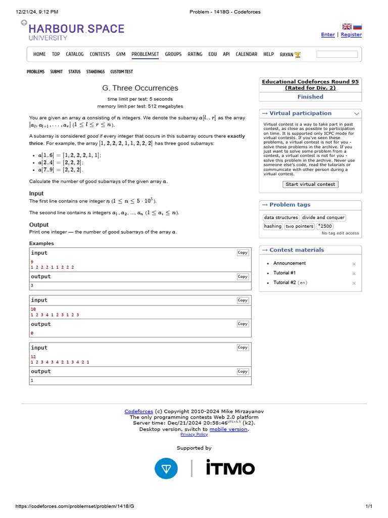 Problem - 1418G - Codeforces | PDF | Software | Computer Engineering