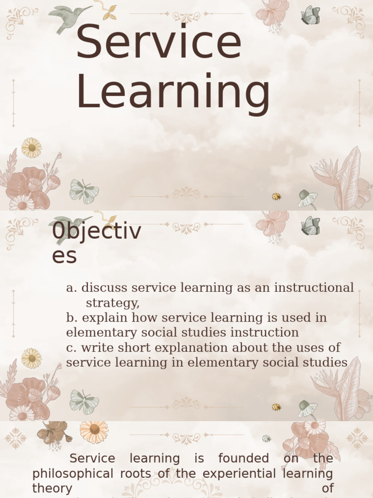SSC | PDF | Service Learning | Learning