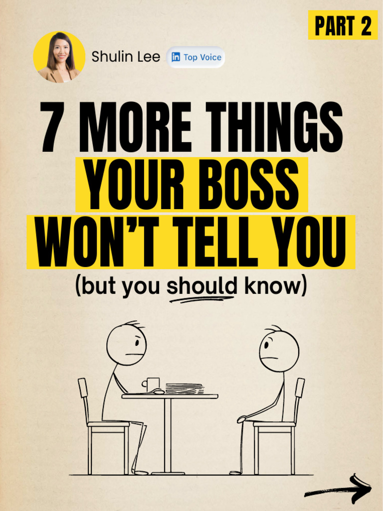 7 Things Your Boss Dont Tell You | PDF | Social Psychology