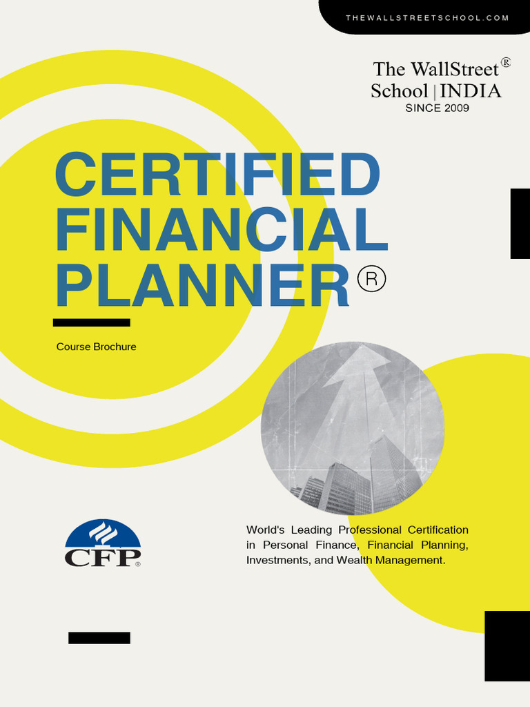 Certified Financial Planner CFP® - Course Brochure | PDF | Pension ...