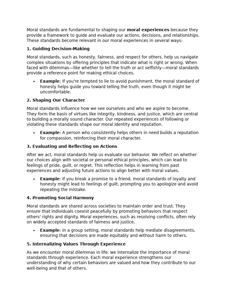 Notes | PDF | Morality | Integrity