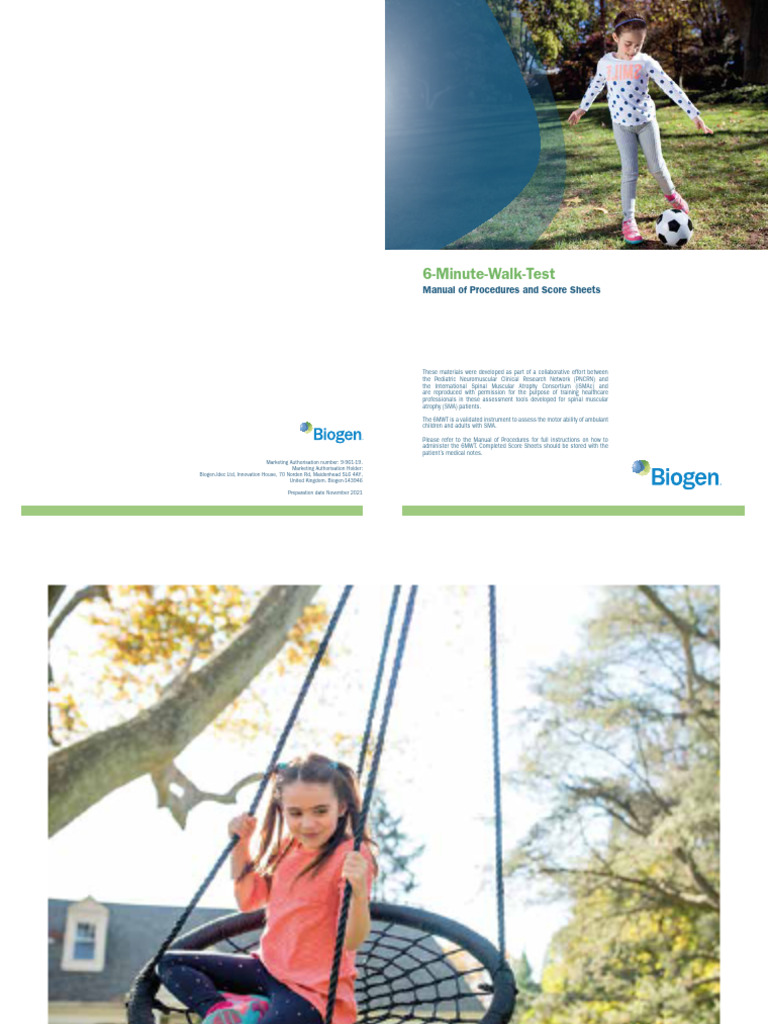 Bio - Nus 6mwt Scale Blocks & Manual Eng Sa A5 | PDF | Neurology ...