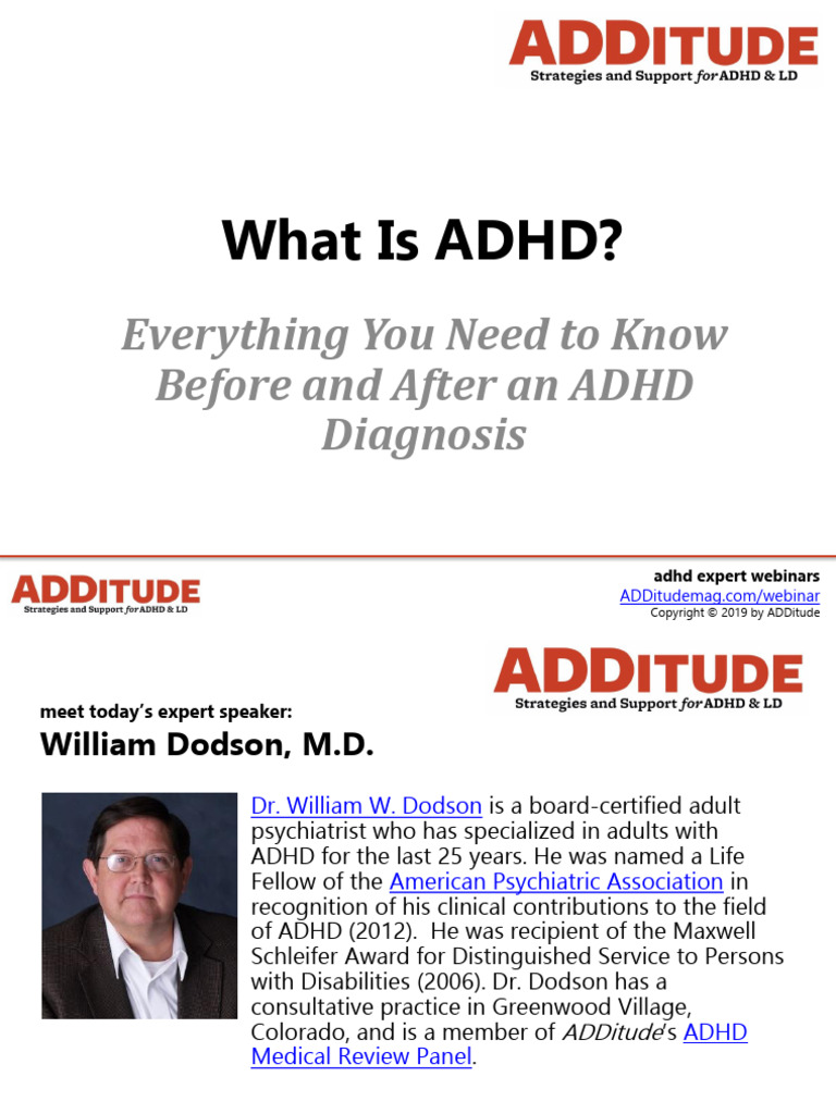 9 30 19 What Is ADHD Dodson | PDF | Attention Deficit Hyperactivity ...