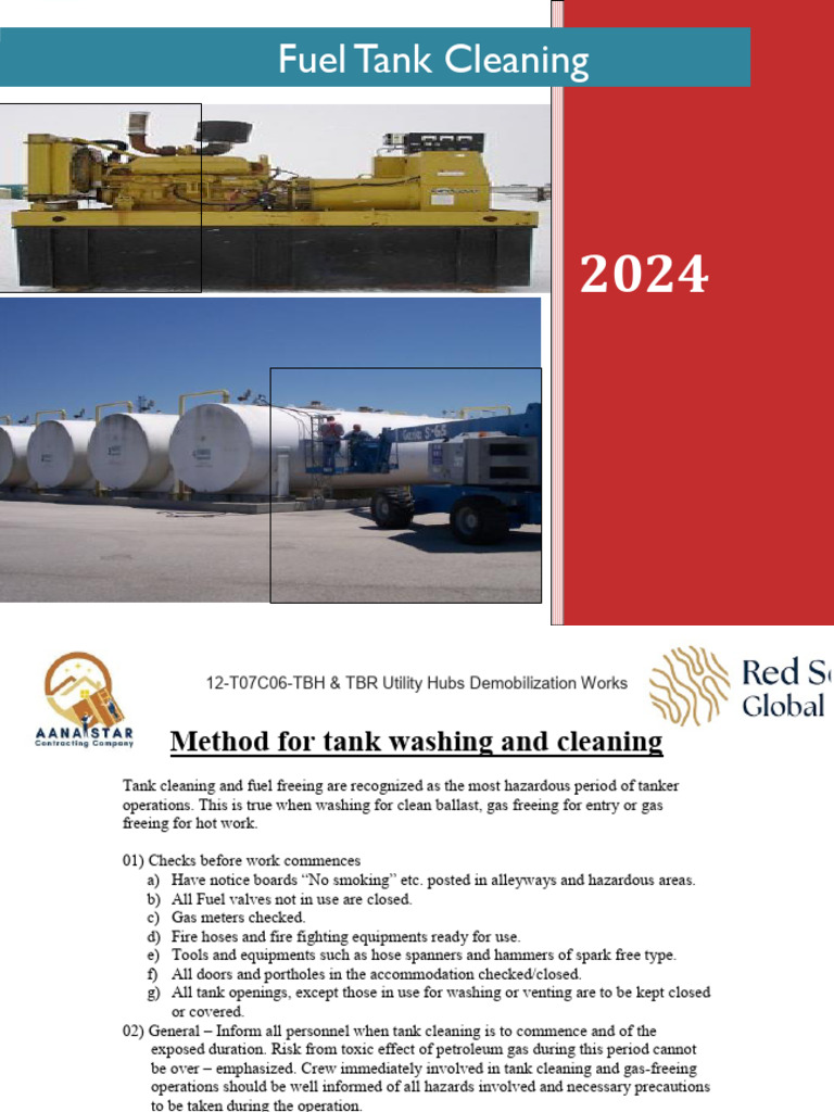 2015 Fuel Tank Cleaning V - 2.4 | PDF | Water | Pump
