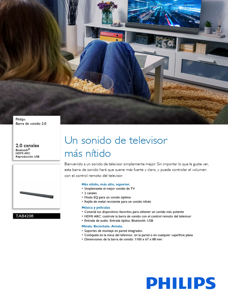 Philips TAB4208 | PDF | Hdmi | USB