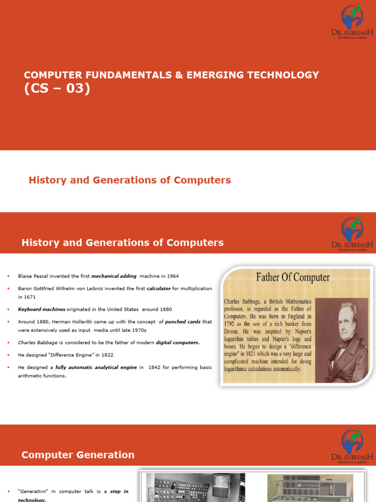 3. History and Generations of Computers | PDF | Integrated Circuit | Personal Computers