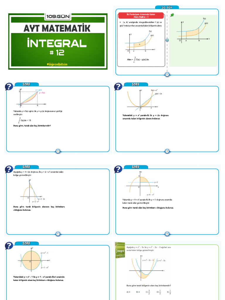 Rehber Matematä°k Ayt Kampi - Ä°ntegral - 12 | PDF