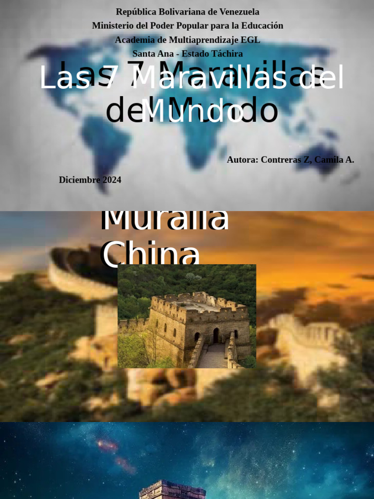 7 Maravillas del Mundo en Venezuela | PDF