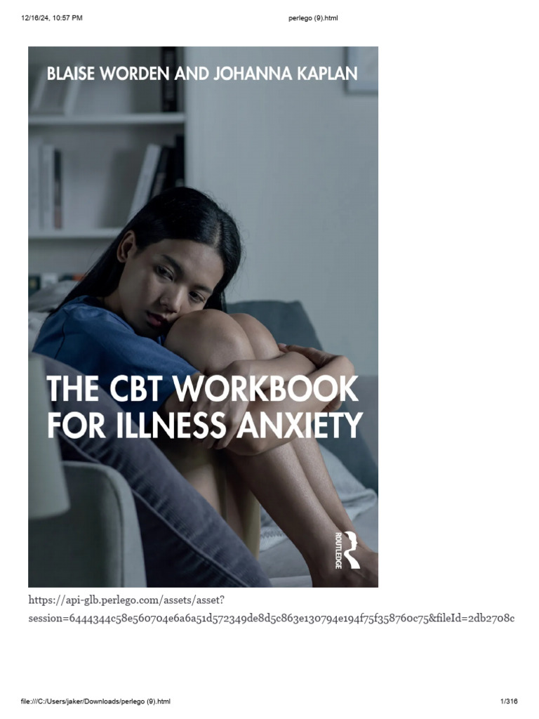 CBT Workbook for Illness Anxiety | PDF | Obsessive–Compulsive Disorder ...