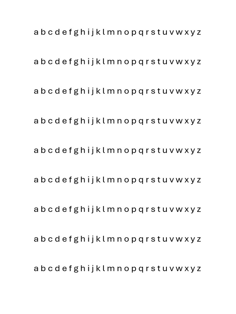 Alphabet and Number Sequences Guide | PDF