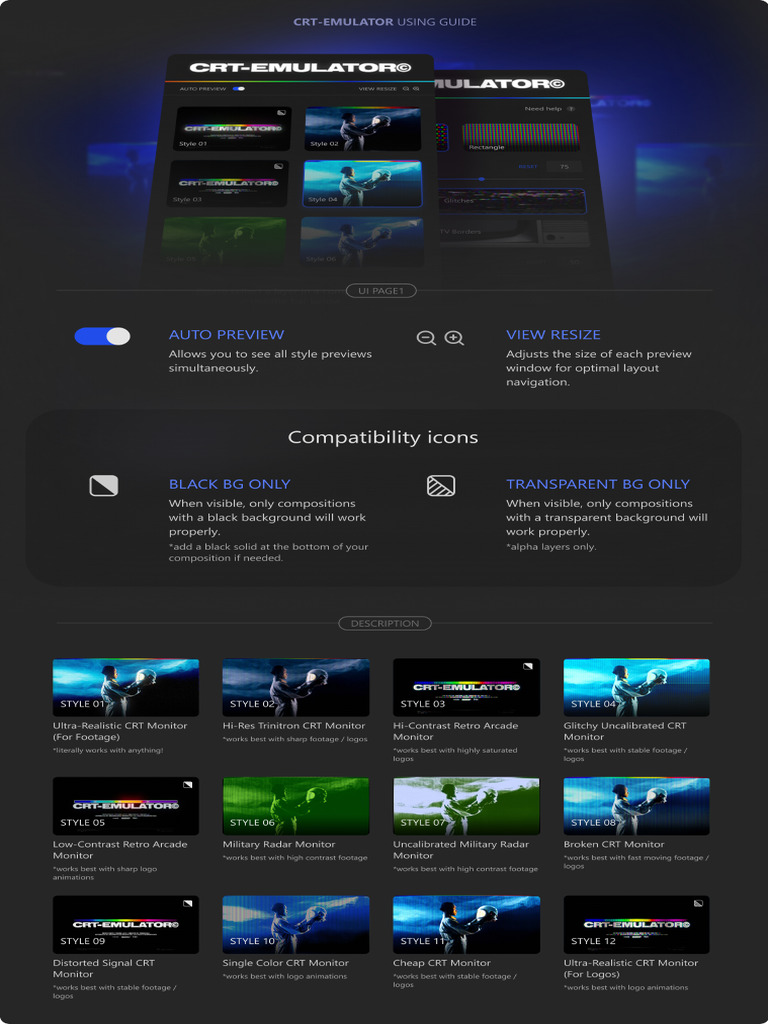 CRT-EMULATOR - How To Use | PDF
