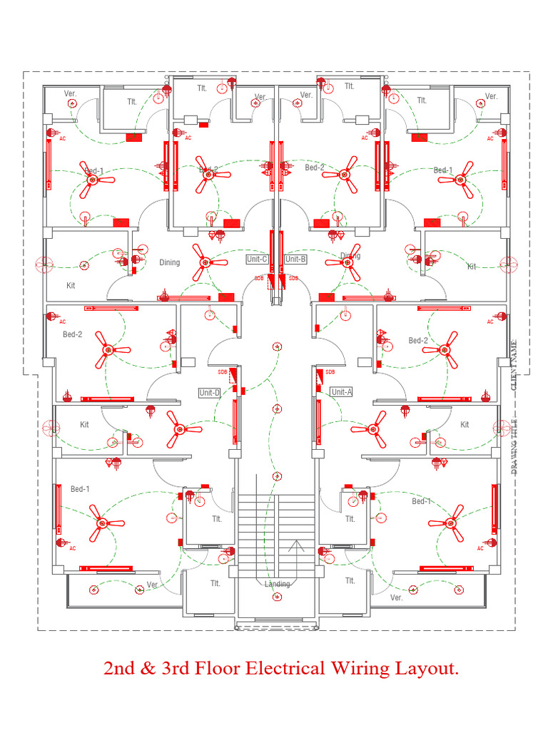 Electrical Layout Floor Plan | PDF