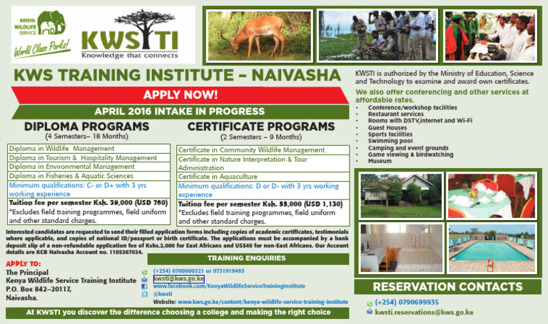KWSTI April Intake 2016 | PDF