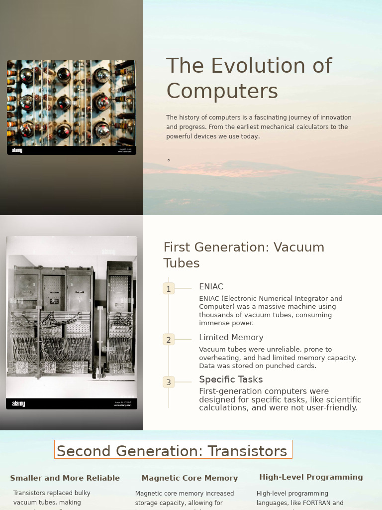 The Evolution of Computers | PDF | Integrated Circuit | Central ...