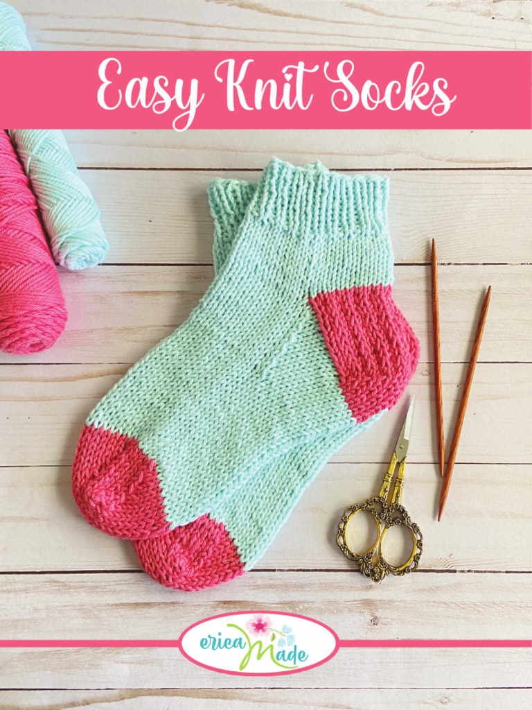Eric As Easy Knit Socks | PDF | Knitting | Textile Arts