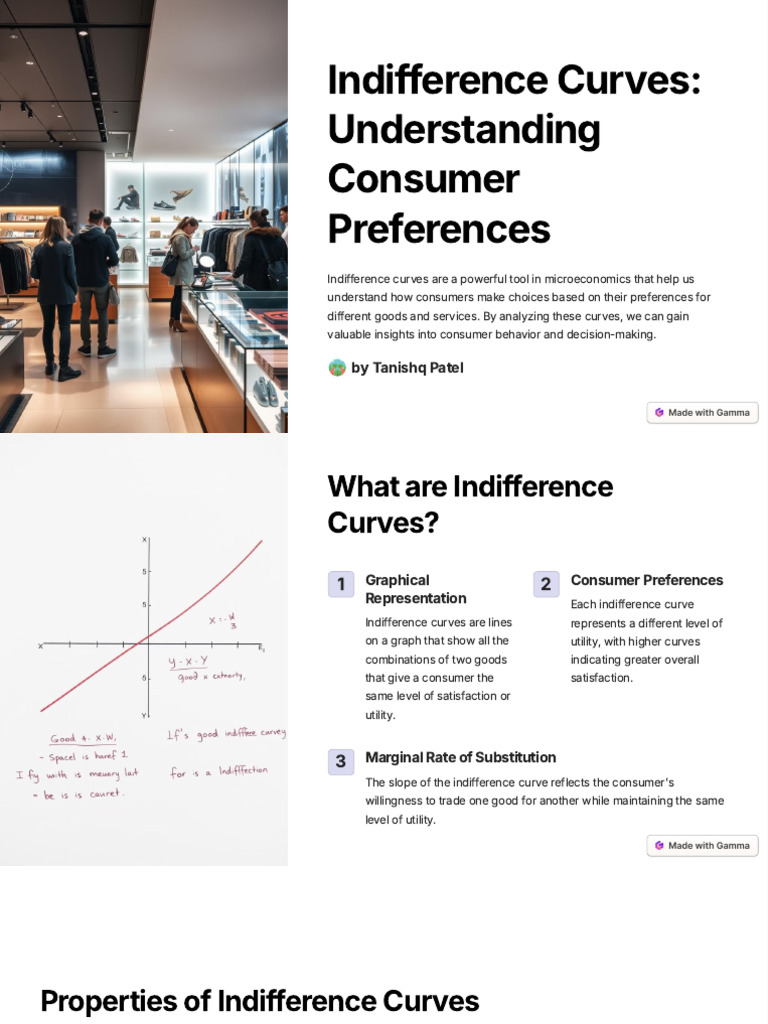 Indifference-Curves-Understanding-Consumer-Preferences2 | PDF | Utility | Economic Surplus