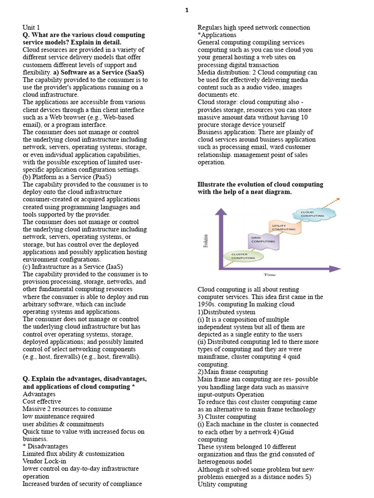 cc1-1 | PDF | Cloud Computing | Software As A Service