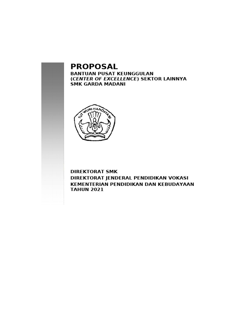 Proposal Coe SMK Garda Madani | PDF