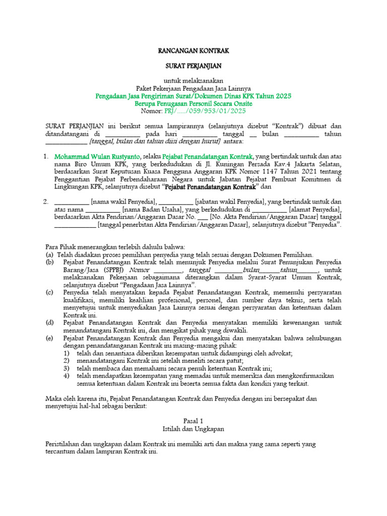 02 Rancangan Kontrak 059 | PDF