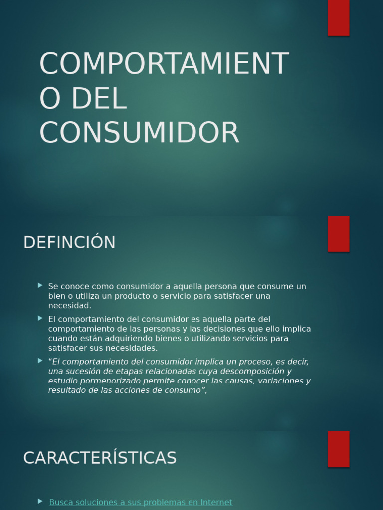 Comportamiento Del Consumidor | PDF | Comportamiento | Comportamiento del consumidor