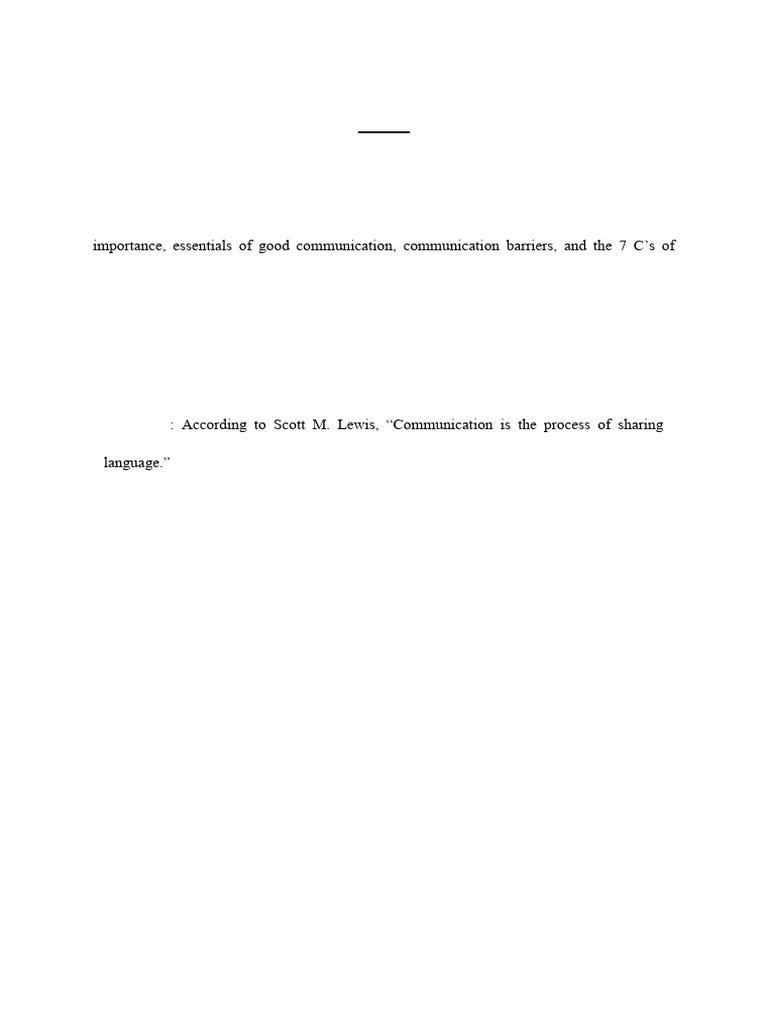 UNIT-1 Communication | PDF | Communication | Information