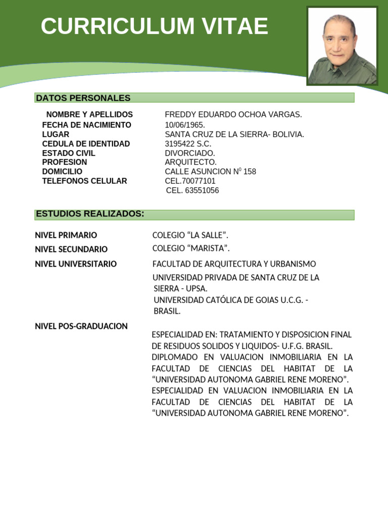 CURRICULUM Elvira Edith Saavedra | PDF | Bolivia