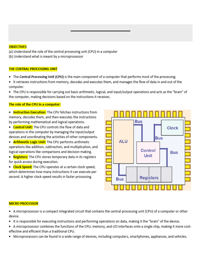 3.1 Computer Architecture - Notebook Work | PDF | Central Processing Unit | Cpu Cache