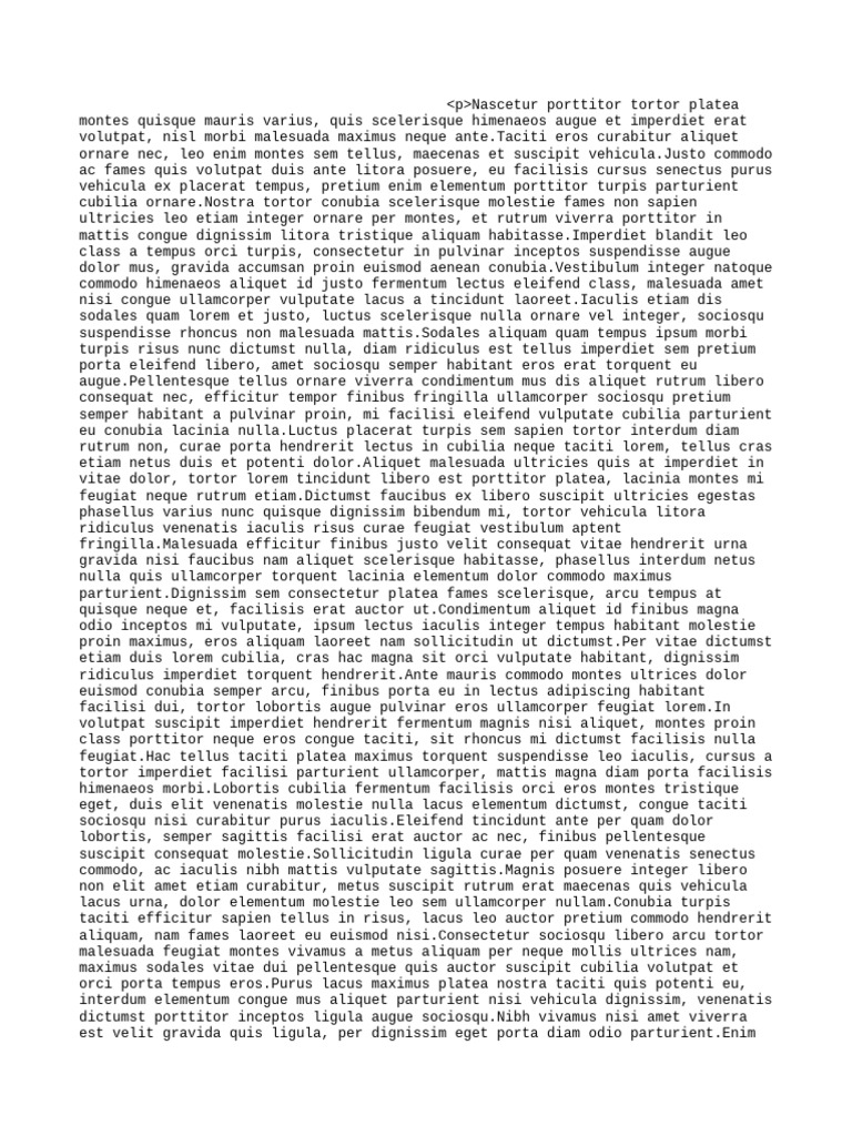 Lorem Ipsum 1 - Text for Layout | PDF