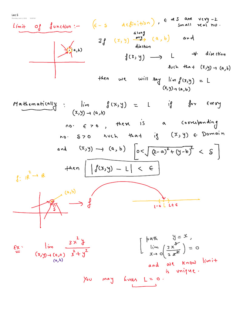 Lec 5 Continuity | PDF