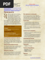 Dread Necromancer - Dados Da CLasse D & D 3.5 | PDF | Morte | Drow (masmorras e dragões)