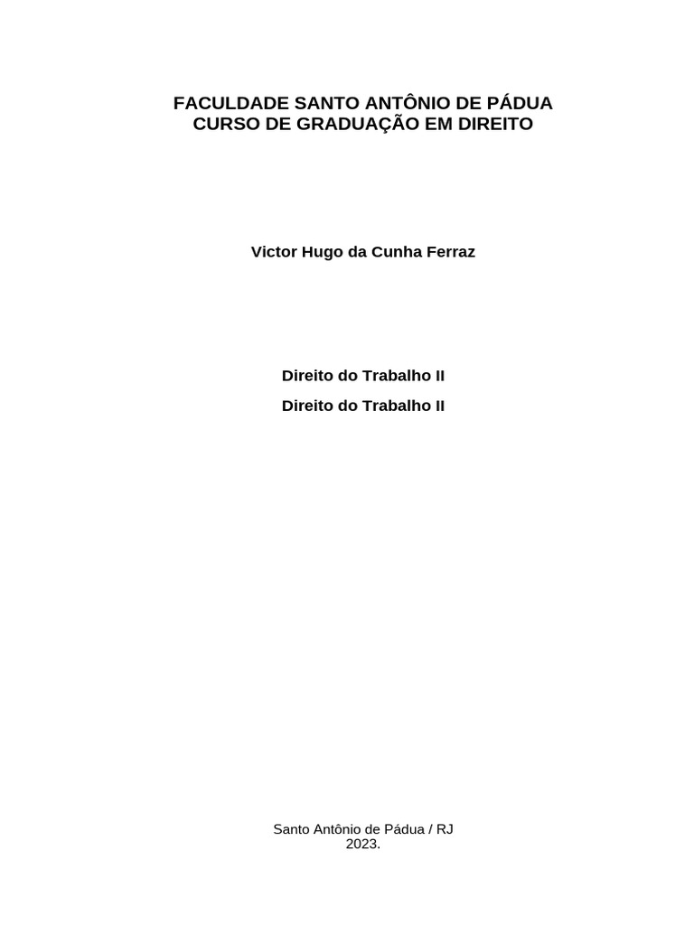 Modelo de Trabalho-1 | PDF