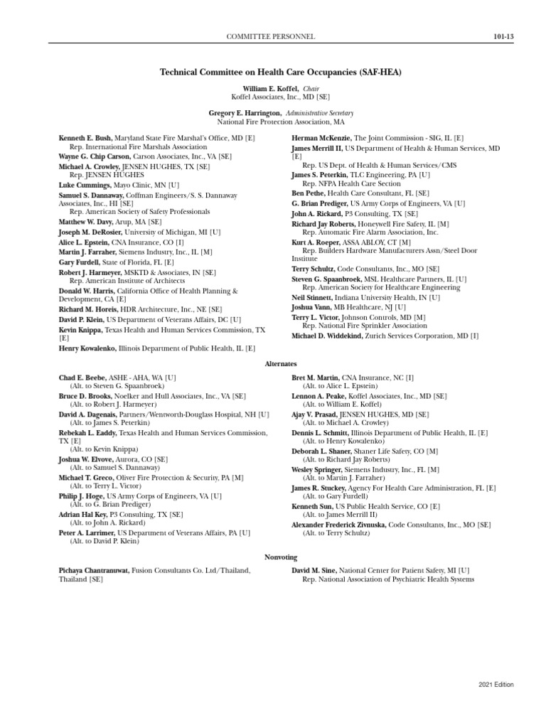 NFPA-101-2021_16 | PDF | Firefighting | Health Care